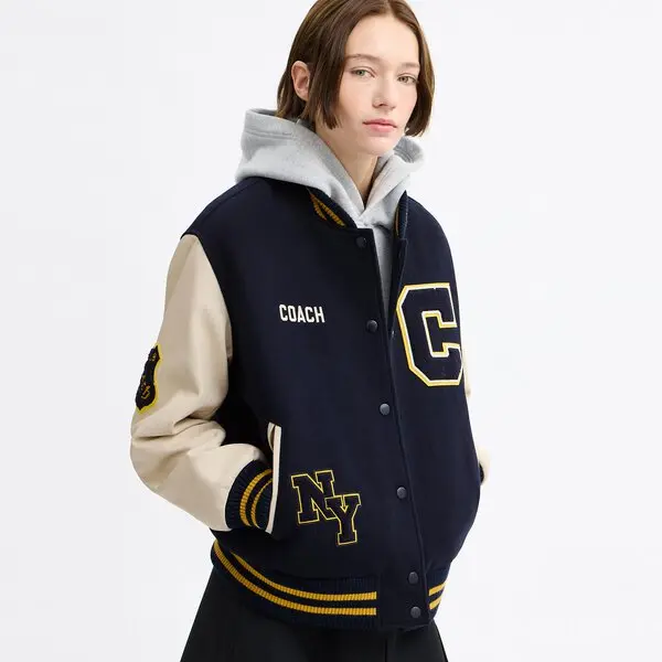 COACH Wool Varsity Jacket