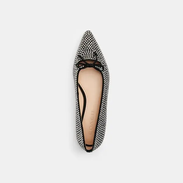 COACH Flat With Crystals