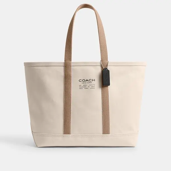 COACH Utility Tote Bag - Natural
