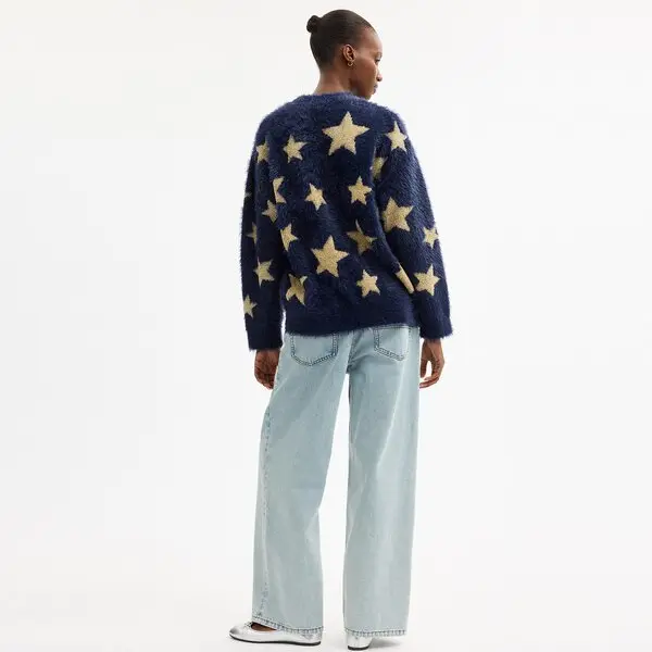 COACH Star Crewneck Sweater