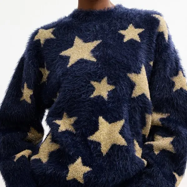 COACH Star Crewneck Sweater