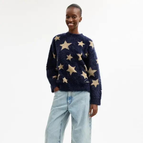 COACH Star Crewneck Sweater
