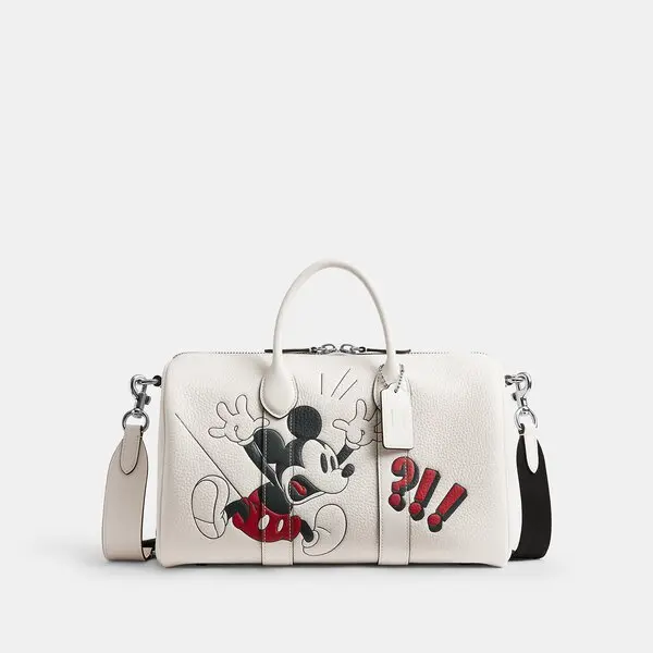 COACH Disney X Compass Bag 35 With Mickey Mouse - Chalk Multi