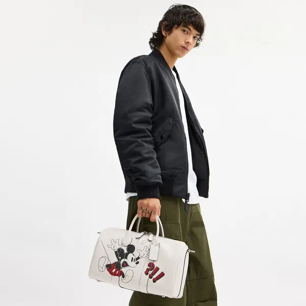 COACH Disney X Compass Bag 35 With Mickey Mouse