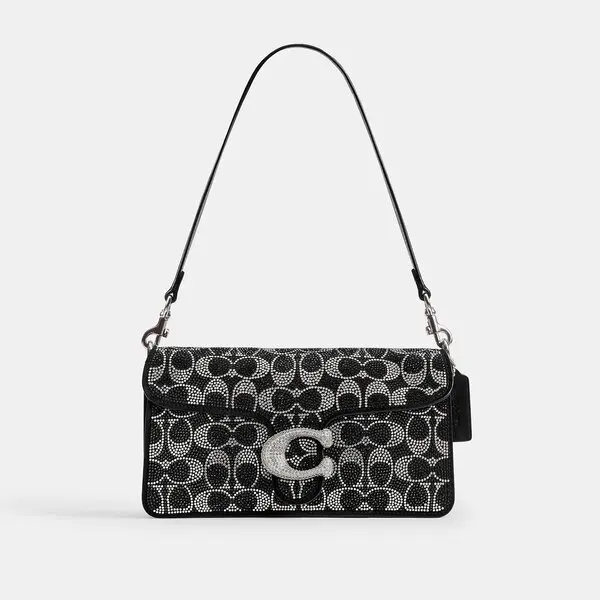 COACH Tabby Shoulder Bag 26 With Signature Beading