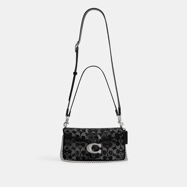 COACH Tabby Shoulder Bag 26 With Signature Beading