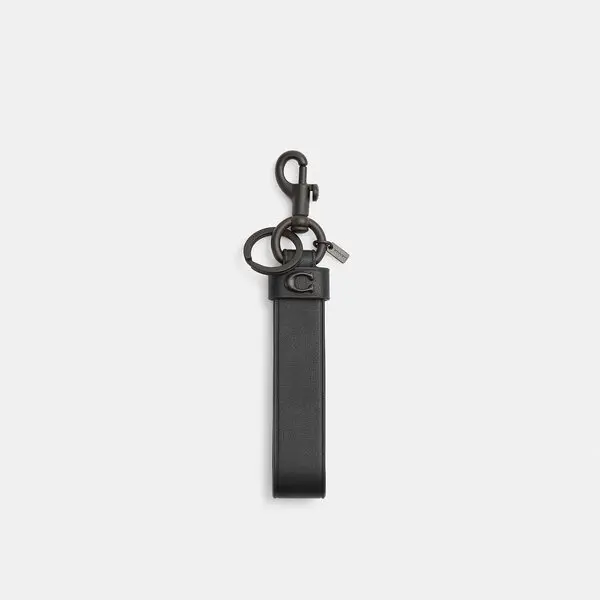 COACH Loop Bag Charm - Black