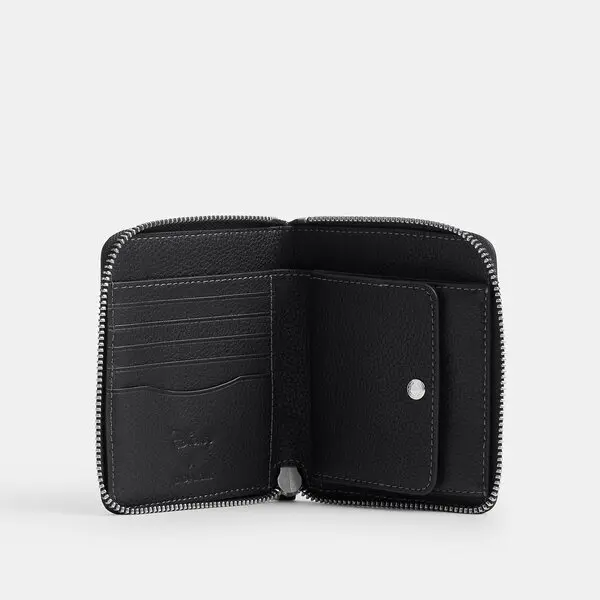 COACH Disney X Pluto Zip Around Coin Wallet