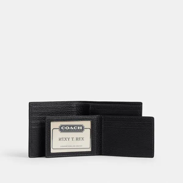 COACH Disney X 3-in-1 Wallet In Regenerative Leather With Mickey Mouse - Black