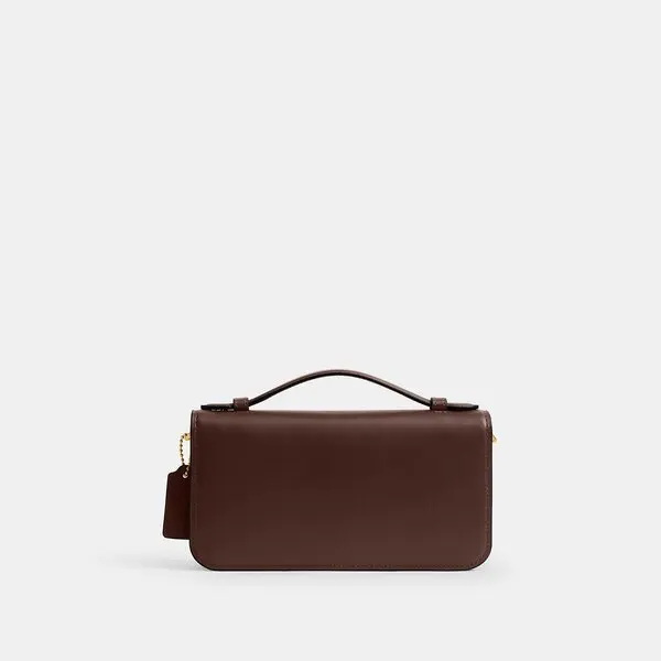 COACH Elora Top Handle Crossbody Bag - Brass/maple