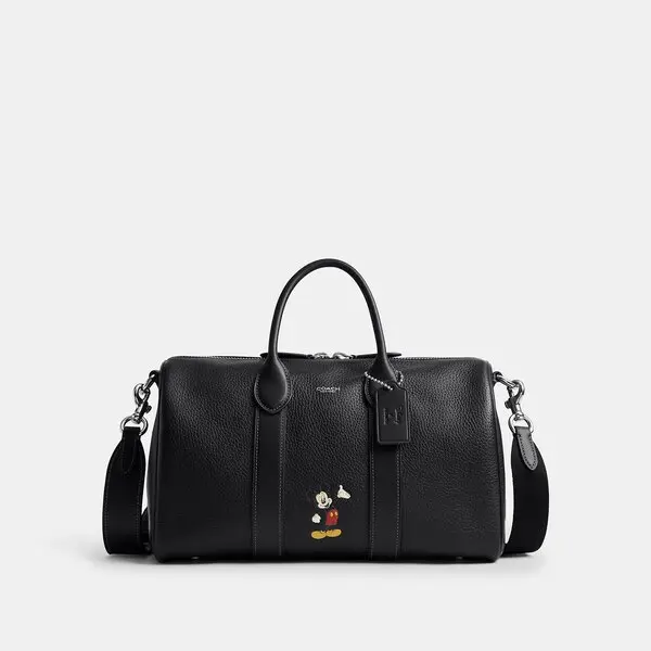 COACH Disney X Compass Bag 35 With Mickey Mouse - Black