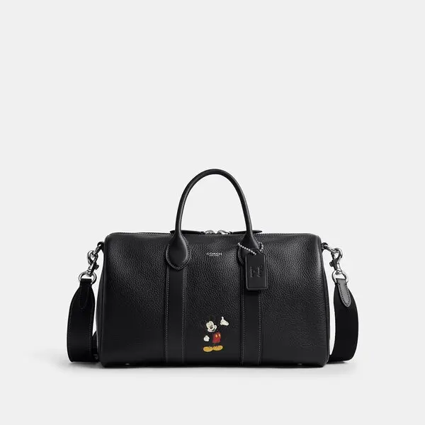 COACH Disney X Compass Bag 35 With Mickey Mouse - Black