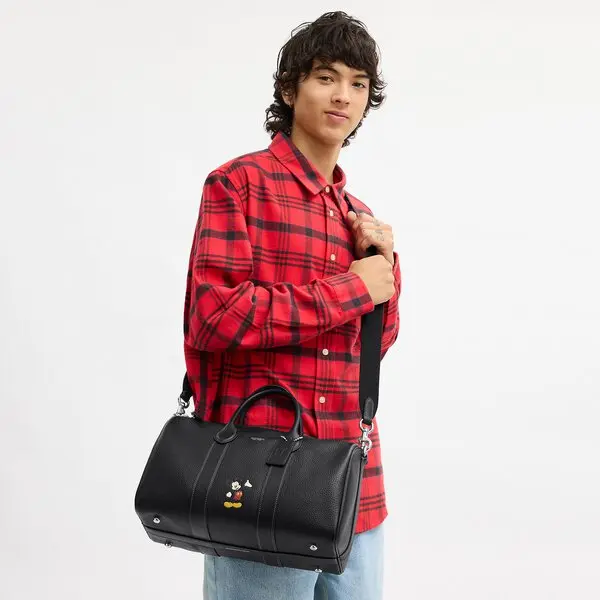 COACH Disney X Compass Bag 35 With Mickey Mouse