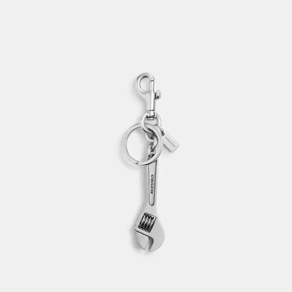 Coach Wrench Bag Charm - Silver
