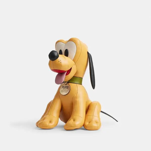COACH Disney X Pluto Medium Collectible - Brass/honeycomb Multi