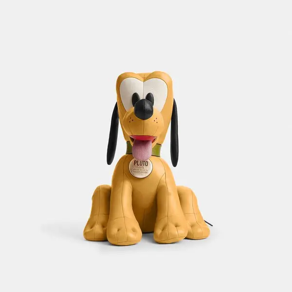 COACH Disney X Pluto Medium Collectible - Brass/honeycomb Multi