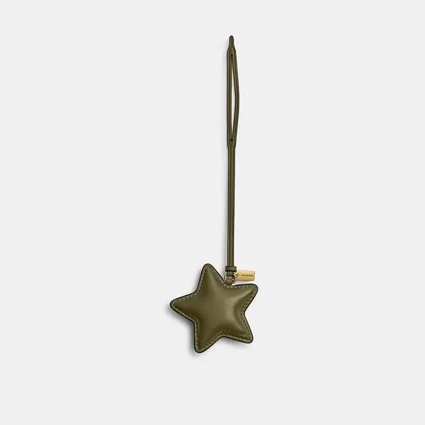 COACH Star Puffy Charm - Brass/olive