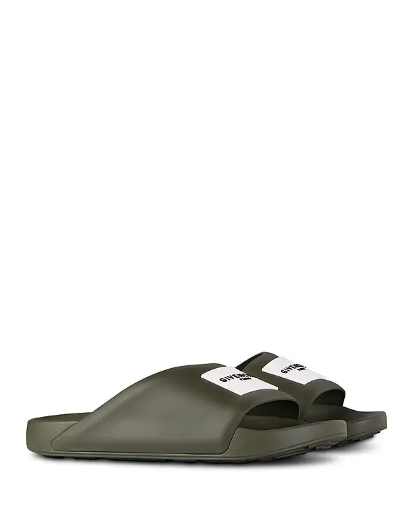 Givenchy Slide Sandals - Khaki