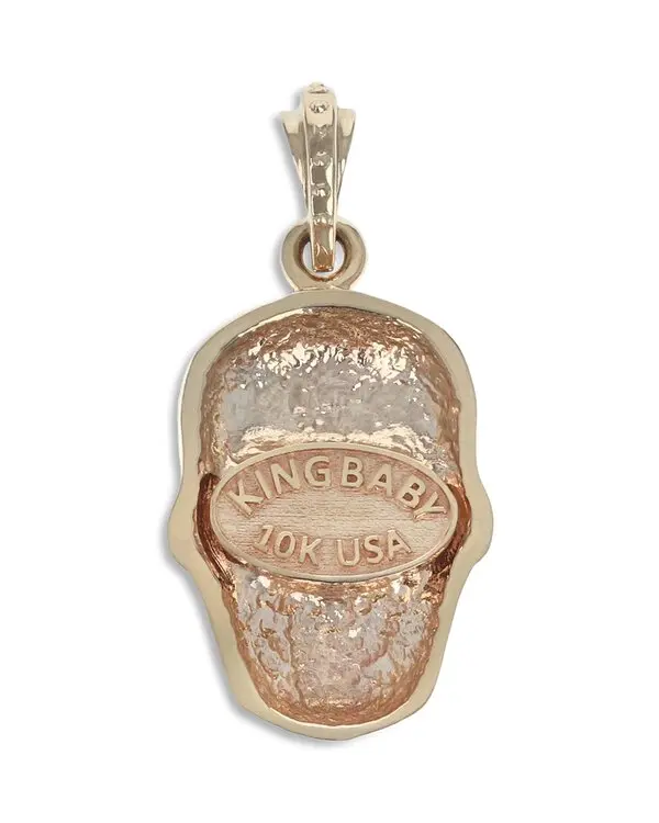 KING BABY STUDIO Carved Baroque Skull Pendant