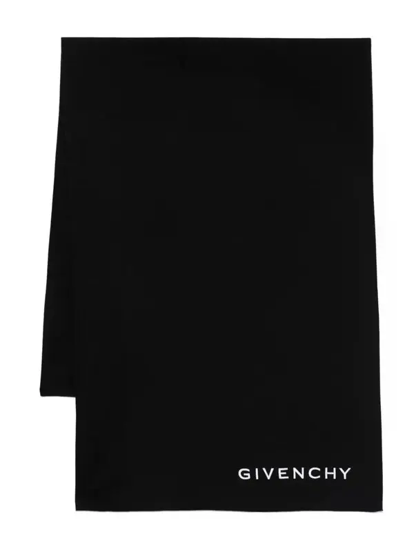 Givenchy Wool Scarf - Black