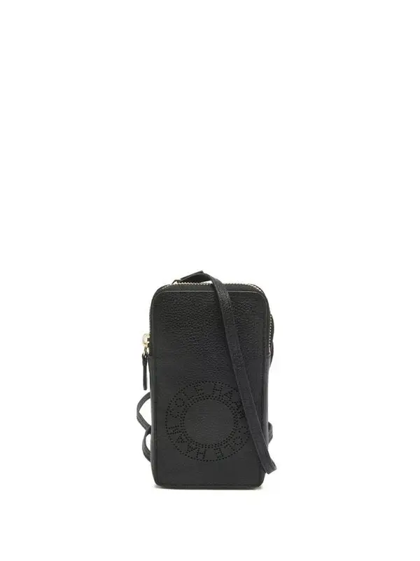 Cole Haan Logo Cut-out Crossbody Phone Bag - Black
