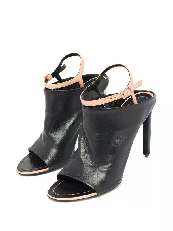 Balenciaga Leather Stiletto Sandals