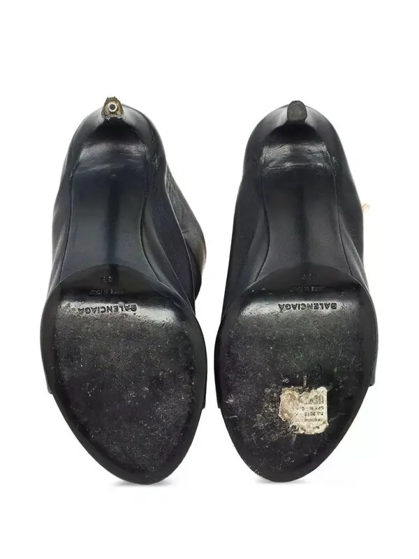 Balenciaga Leather Stiletto Sandals