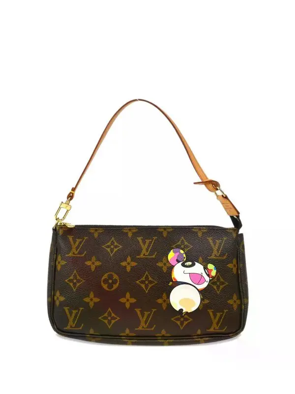 LOUIS VUITTON 2004 Panda Pochette Handbag