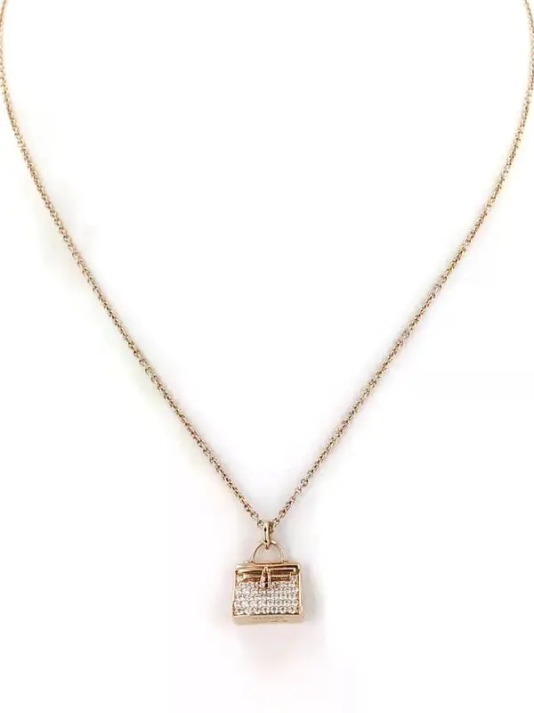 Hermès Amulettes Kelly Diamond Necklace