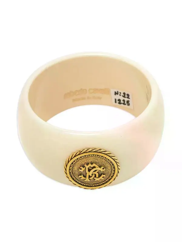 Roberto Cavalli Medallion Bracelet - Neutrals