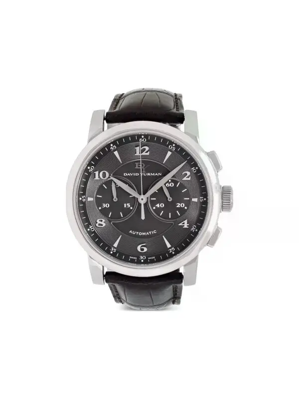 David Yurman Classic 46mm Chronograph Watch - Black