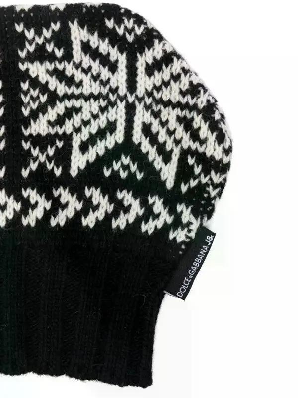 Dolce & Gabbana 2000s Patterned Beanie
