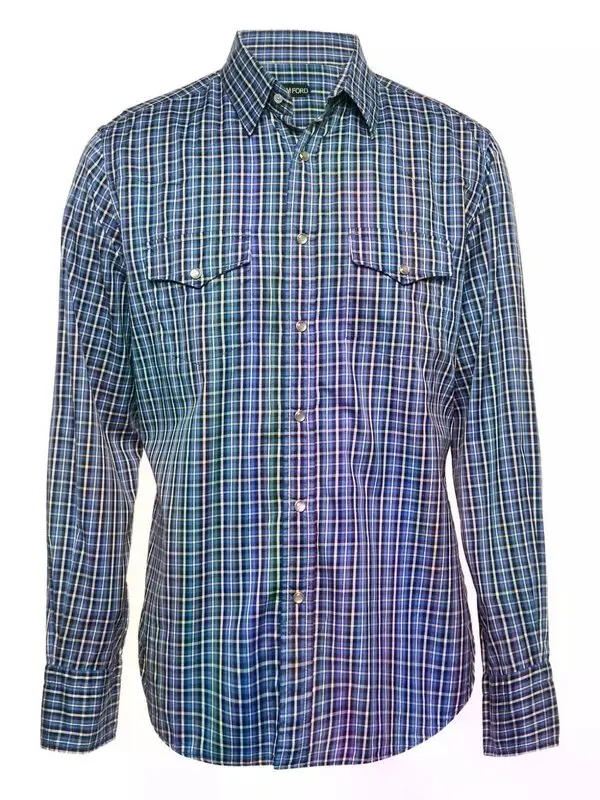 TOM FORD Check-print Shirt