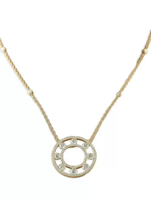 LB EXCLUSIVE 18k Yellow 3.5 Ct. Diamond Pendant Necklace