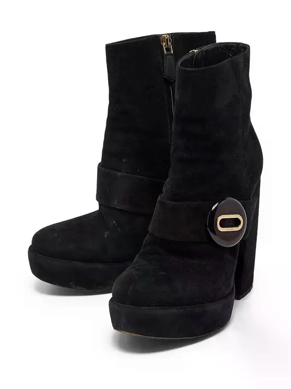 Prada 110mm Logo-appliqué Boots