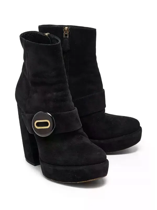 Prada 110mm Logo-appliqué Boots