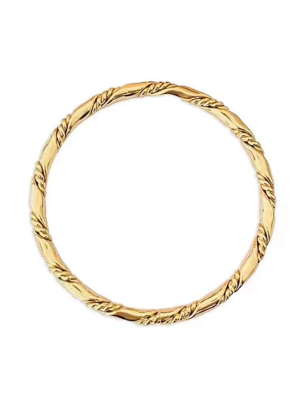 MONET 1970 Twisted Bangle - Gold