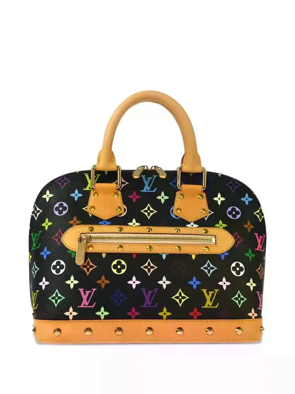 LOUIS VUITTON X Takashi Murakami 2007 Alma Handbag - Black