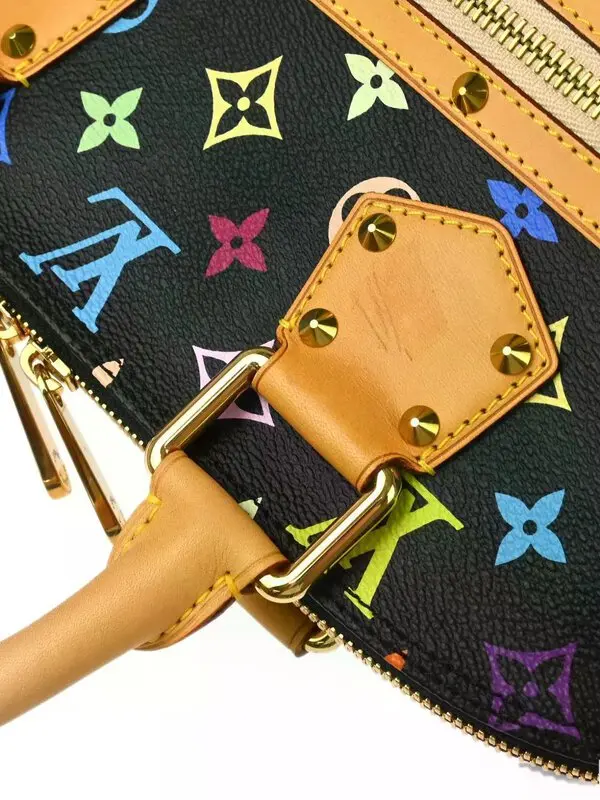 LOUIS VUITTON X Takashi Murakami 2007 Alma Handbag - Black
