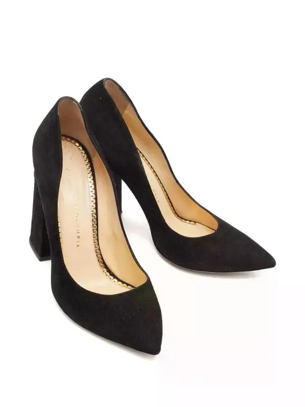 CHARLOTTE OLYMPIA 110mm Leather Heeled Pumps