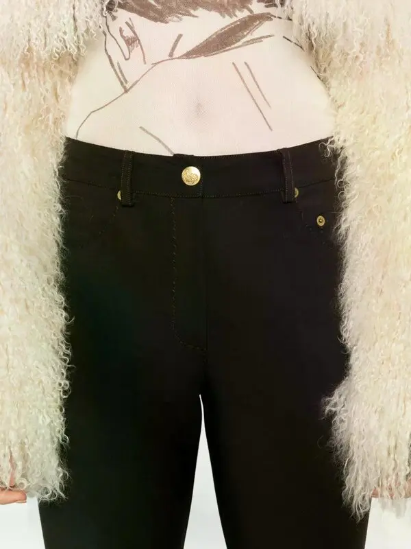 John Galliano 1990s Flared Trousers
