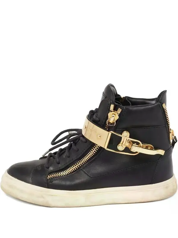 GIUSEPPE ZANOTTI Leather High-top Sneakers
