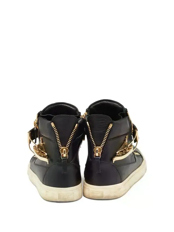 GIUSEPPE ZANOTTI Leather High-top Sneakers