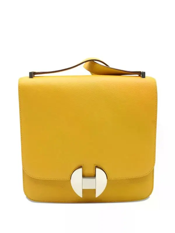 Hermès 2002 Evercolor Shoulder Bag - Yellow