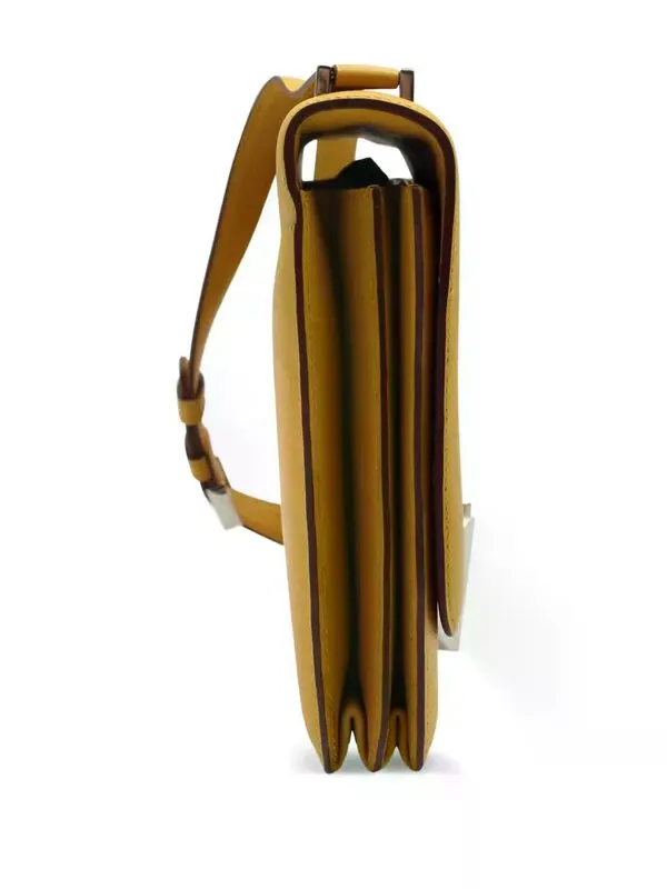 Hermès 2002 Evercolor Shoulder Bag - Yellow