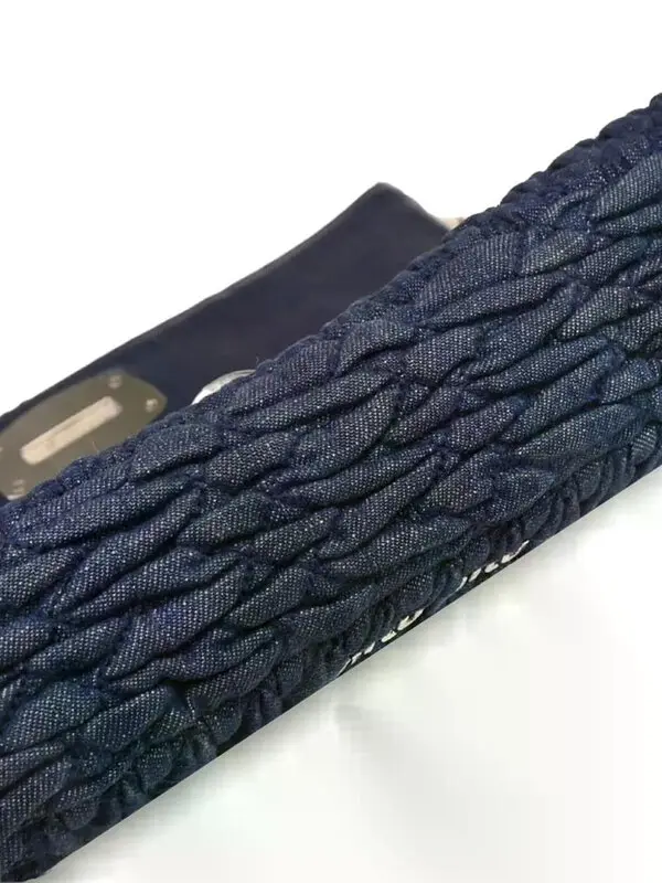 Miu Miu 2010 Matelassé Handbag - Blue