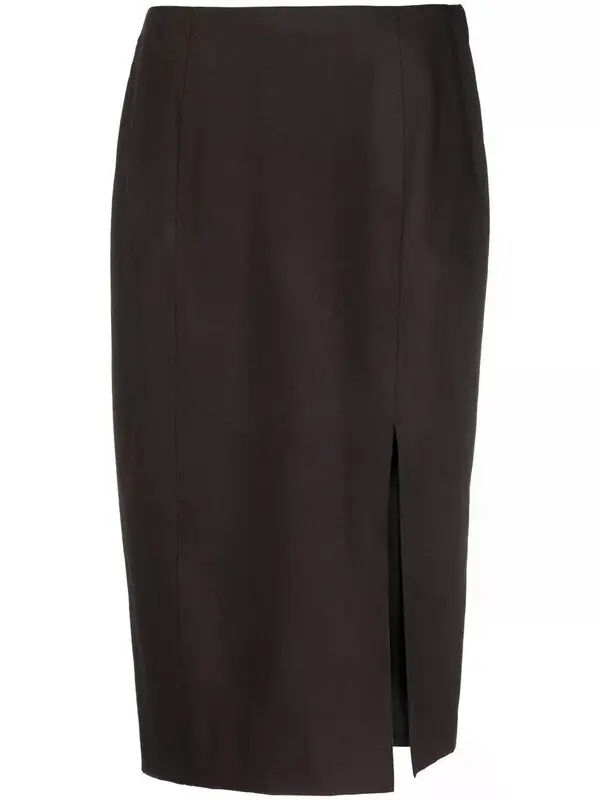 Dior 2010 Side-slit Midi Skirt