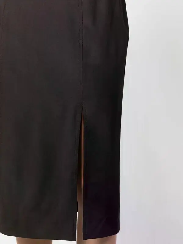 Dior 2010 Side-slit Midi Skirt