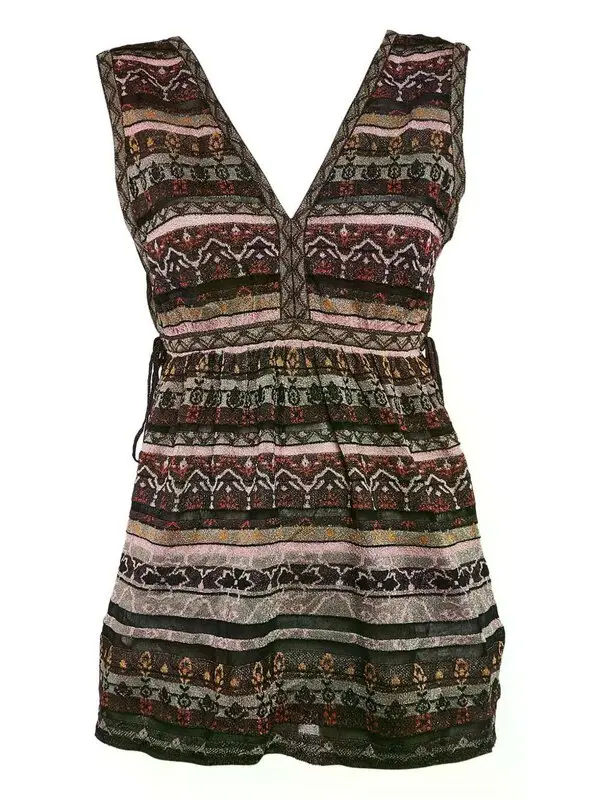 Missoni Patterned Jacquard Top - Black