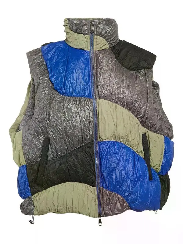 ADER ERROR Quilted Down Gilet - Grey